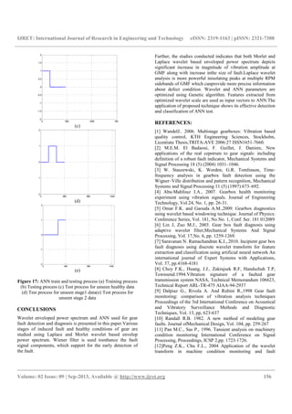 Fault detection and diagnosis ingears using wavelet | PDF | Artificial Intelligence | Technology ...