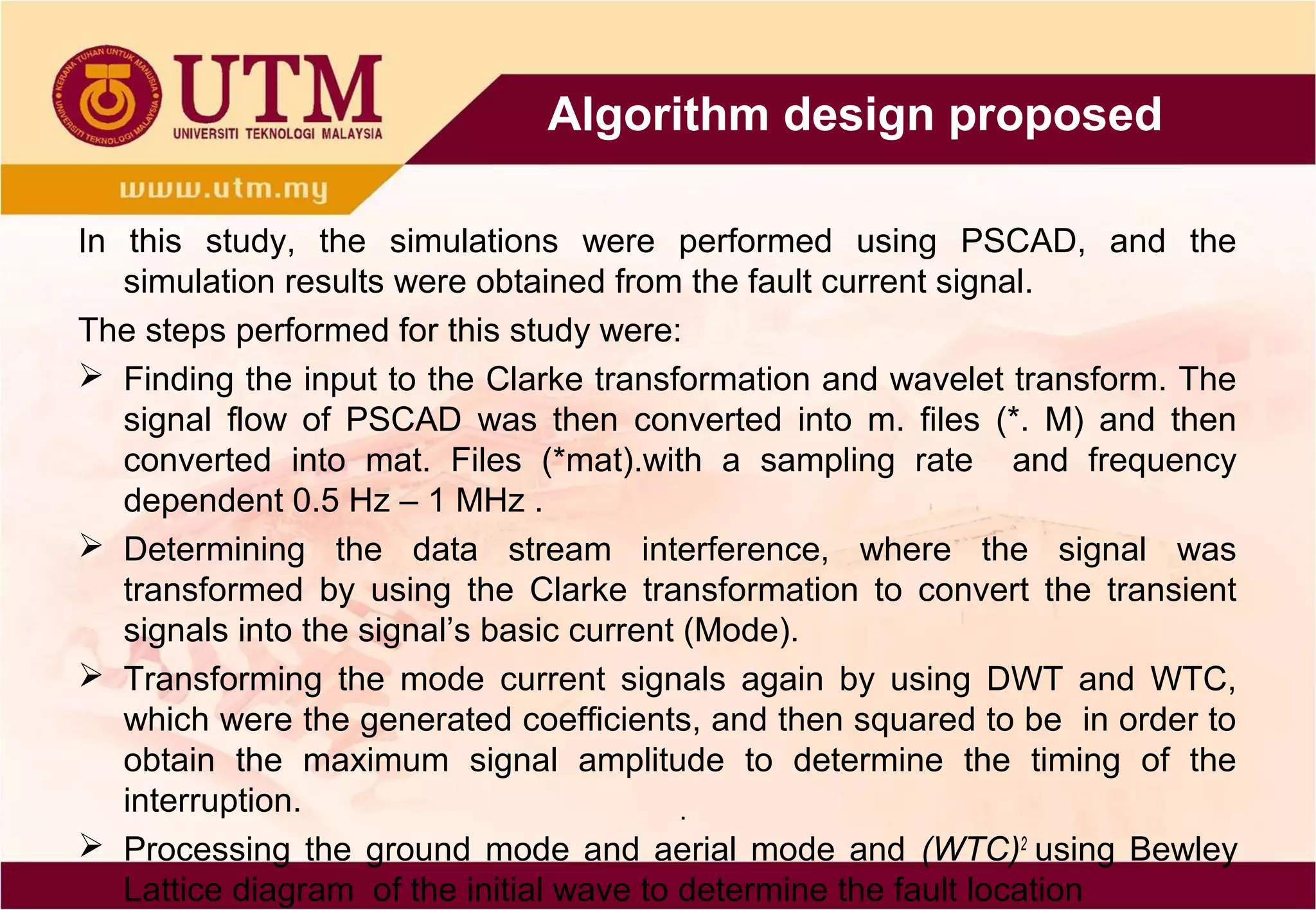 Fault Detection And Classification On Transmission Overhead Line Using