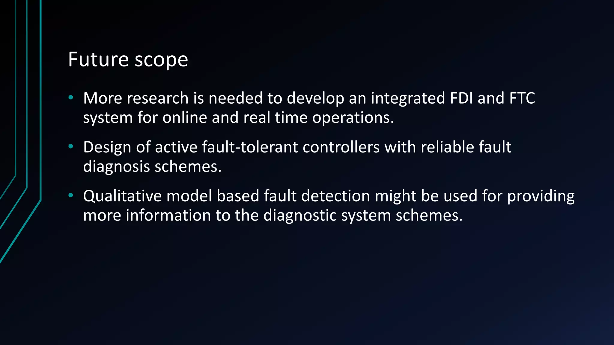 Fault diagnosis & fault tolerance in wind turbines | PPTX
