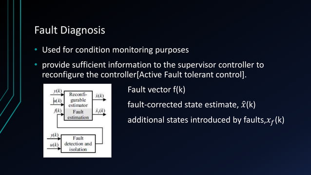Fault diagnosis & fault tolerance in wind turbines | PPTX