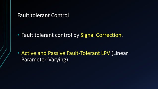 Fault diagnosis & fault tolerance in wind turbines | PPTX