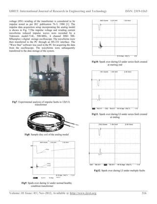 Fault identification in transformer winding | PDF