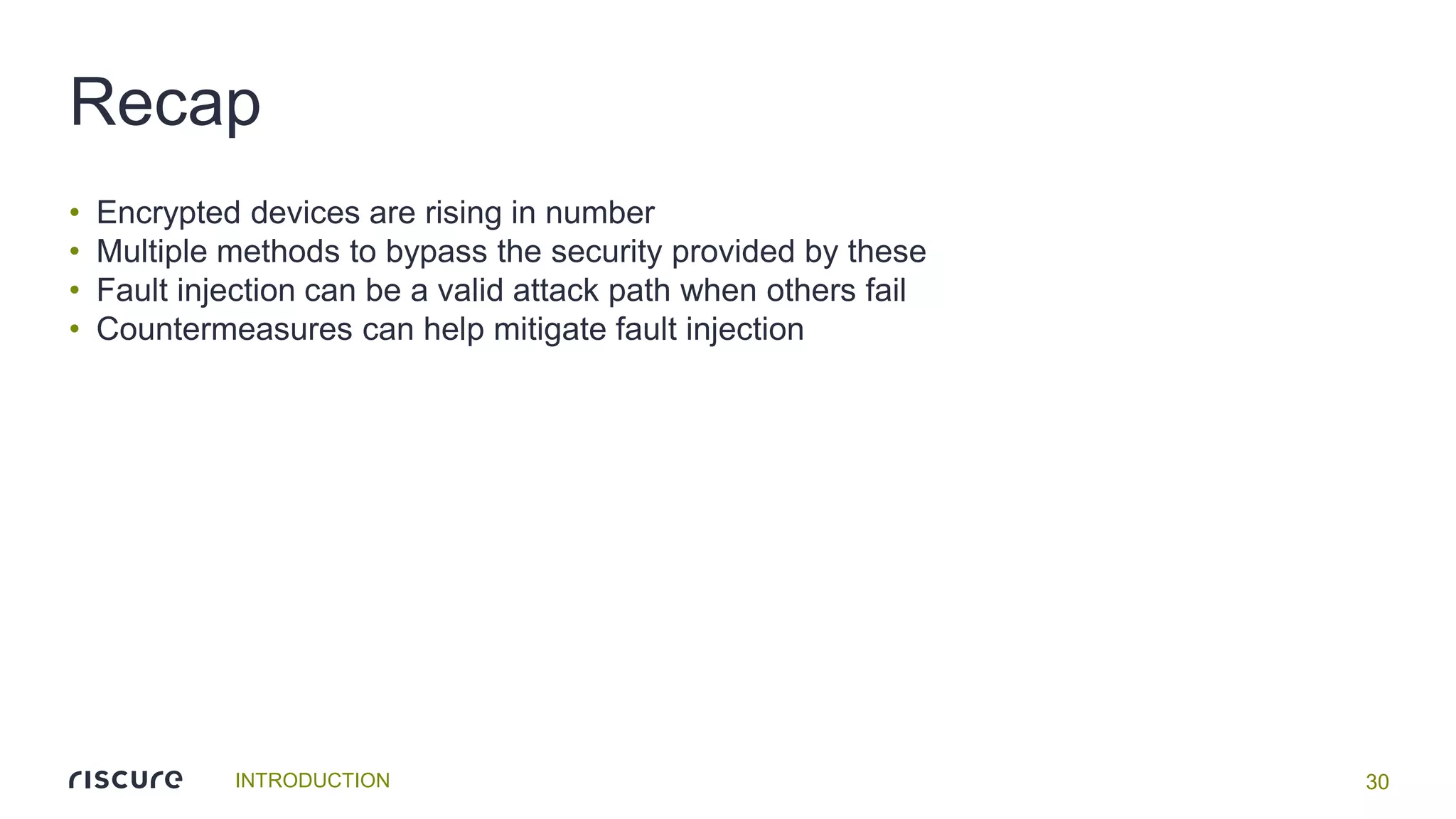Using Fault Injection Attacks For Digital Forensics Ppt