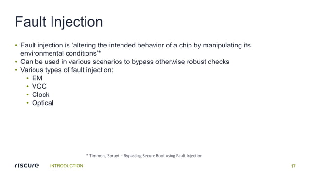 Using Fault Injection Attacks For Digital Forensics Ppt