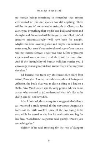 The Fault In Our Stars Book Pages