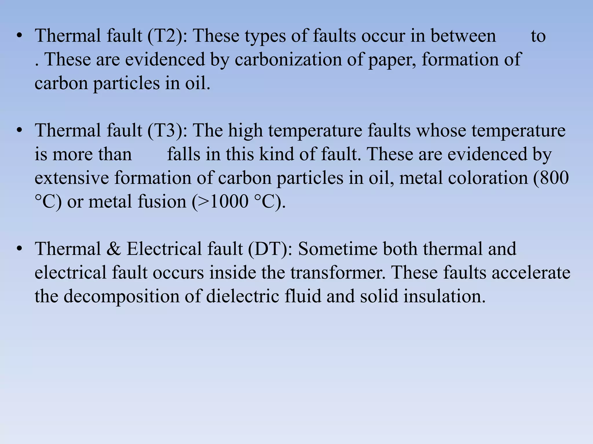 Fault interpretation for power transformer using dissolved gas | PPT