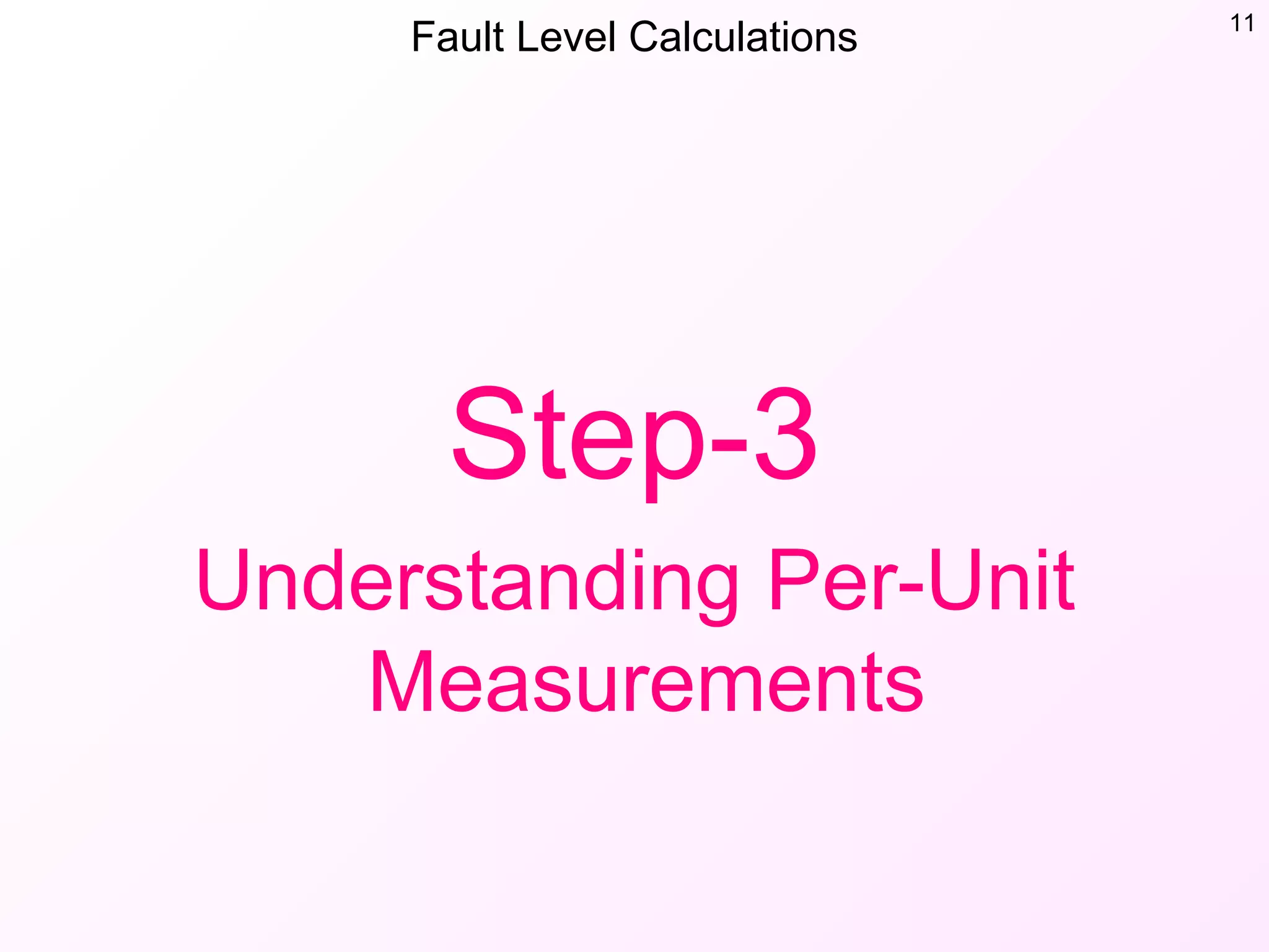 Fault level calculations | PPT