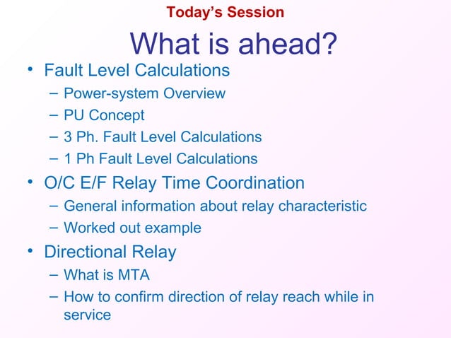 Fault Level Calculations Ppt
