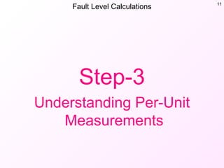 Fault level calculations | PPT