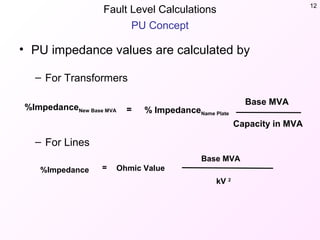 Fault level calculations | PPT
