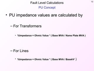 Fault level calculations | PPT