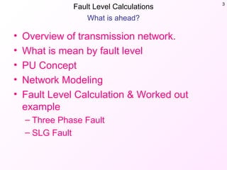 Fault level calculations | PPT