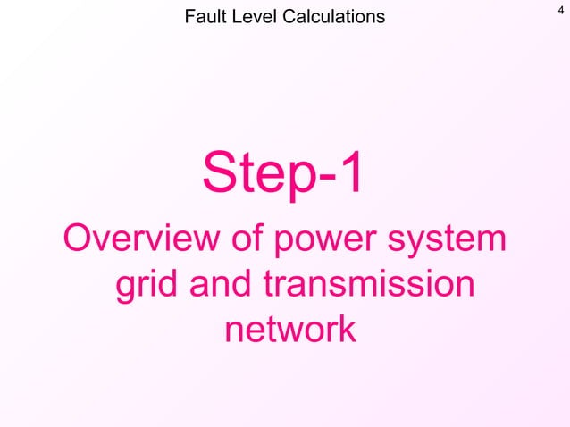Fault level calculations | PPT