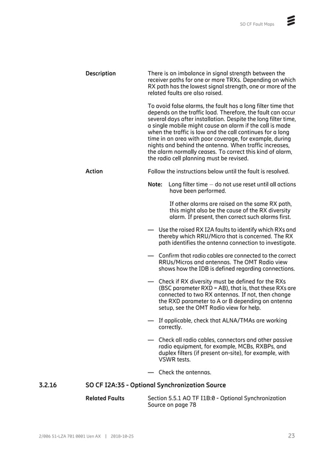 Fault List RBS 2000Fault List RBS 6000 .pdf | Geography | Science