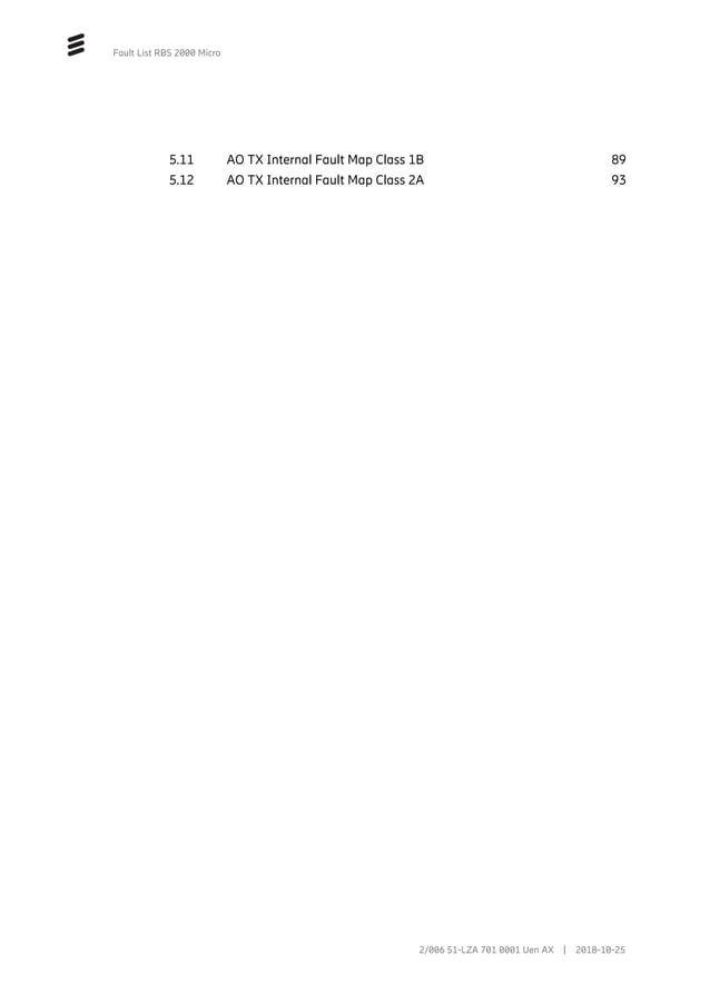 Fault List RBS 2000Fault List RBS 6000 .pdf | Geography | Science