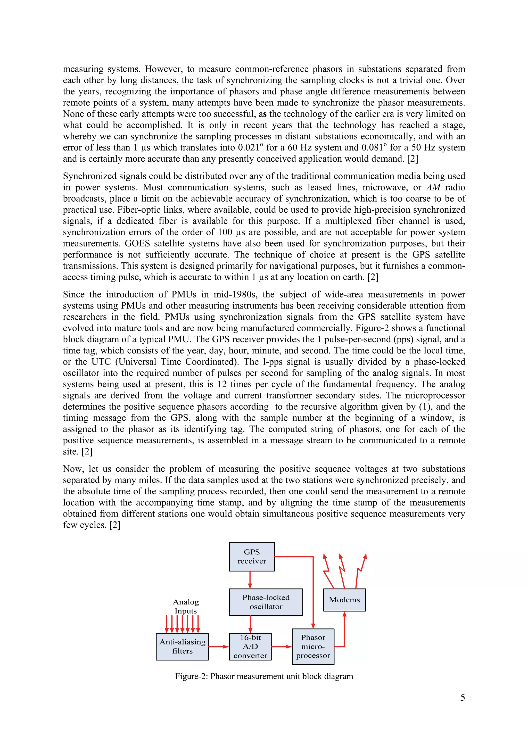 Fault Location In Sec Interconnected Network Based On Synchronized Phasor Measurements Pdf