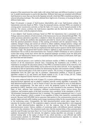 Fault location in sec interconnected network based on synchronized phasor measurements | PDF ...