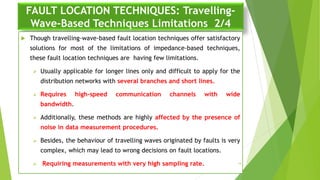Fault location techniques in smart distribution system | PPT
