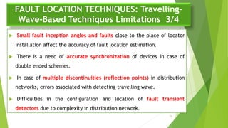Fault location techniques in smart distribution system | PPT