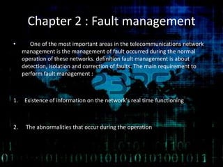 Fault management presentation | PPTX