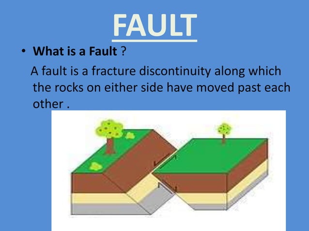 Fault - Parts & Types - Field Evidences | PPTX