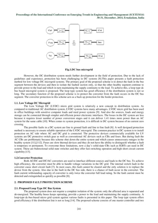 Fault protection of a loop type low voltage dc bus based microgrids | PDF