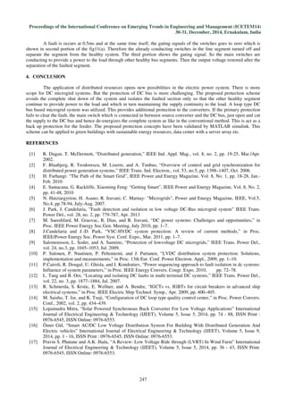 Fault protection of a loop type low voltage dc bus based microgrids | PDF