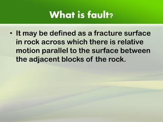 Faults | PPT