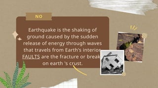 Three types of fault movements and earth | PPTX