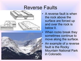 Faults and forces 9.1 | PPT | Geology | Science