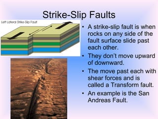 Faults and forces 9.1 | PPT | Geology | Science