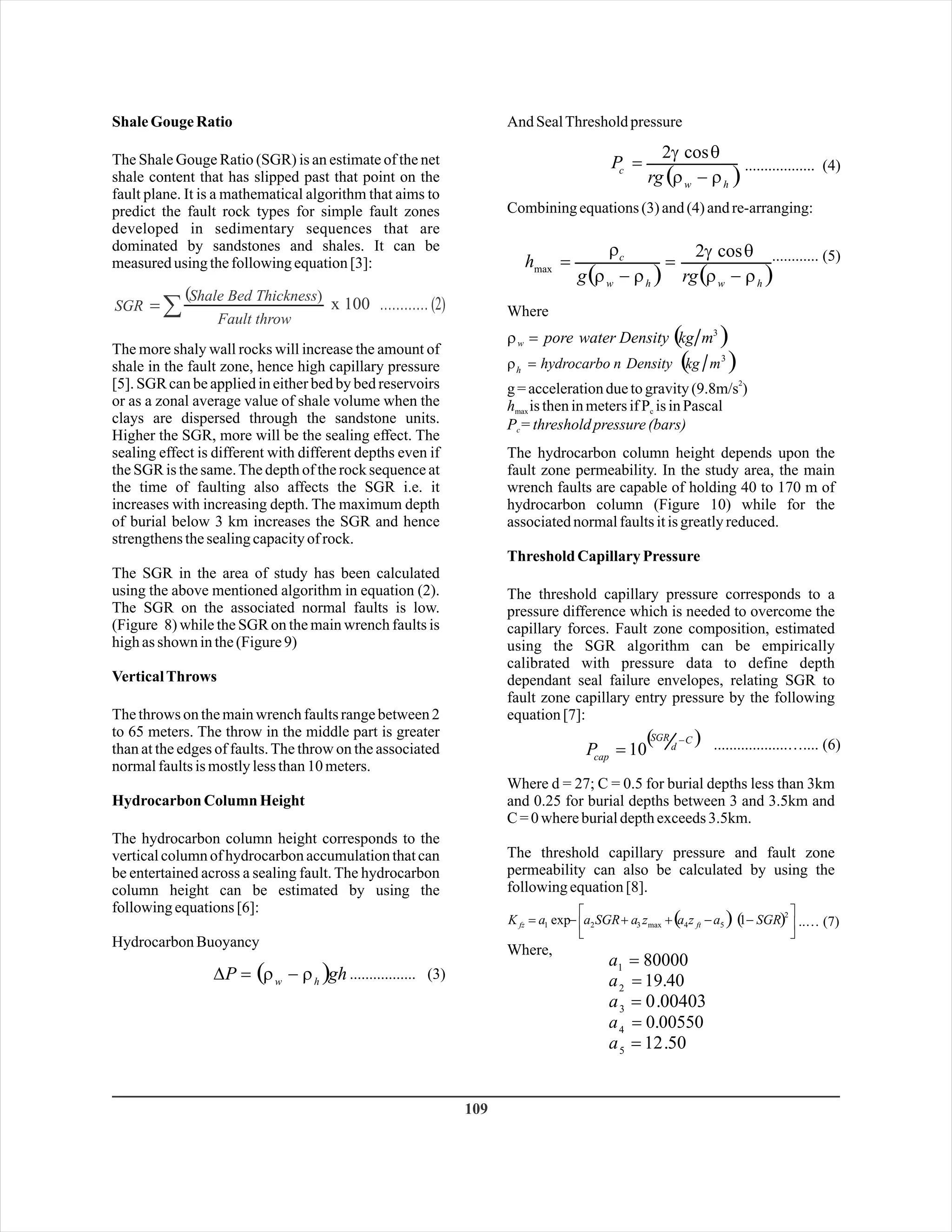 Fault seal analysis final text | PDF