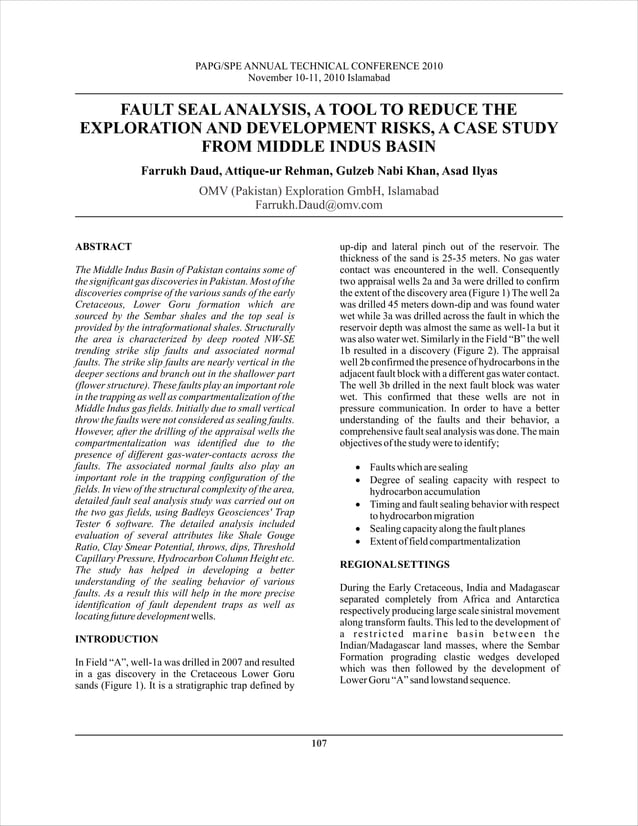 Fault seal analysis final text | PDF | Geology | Science