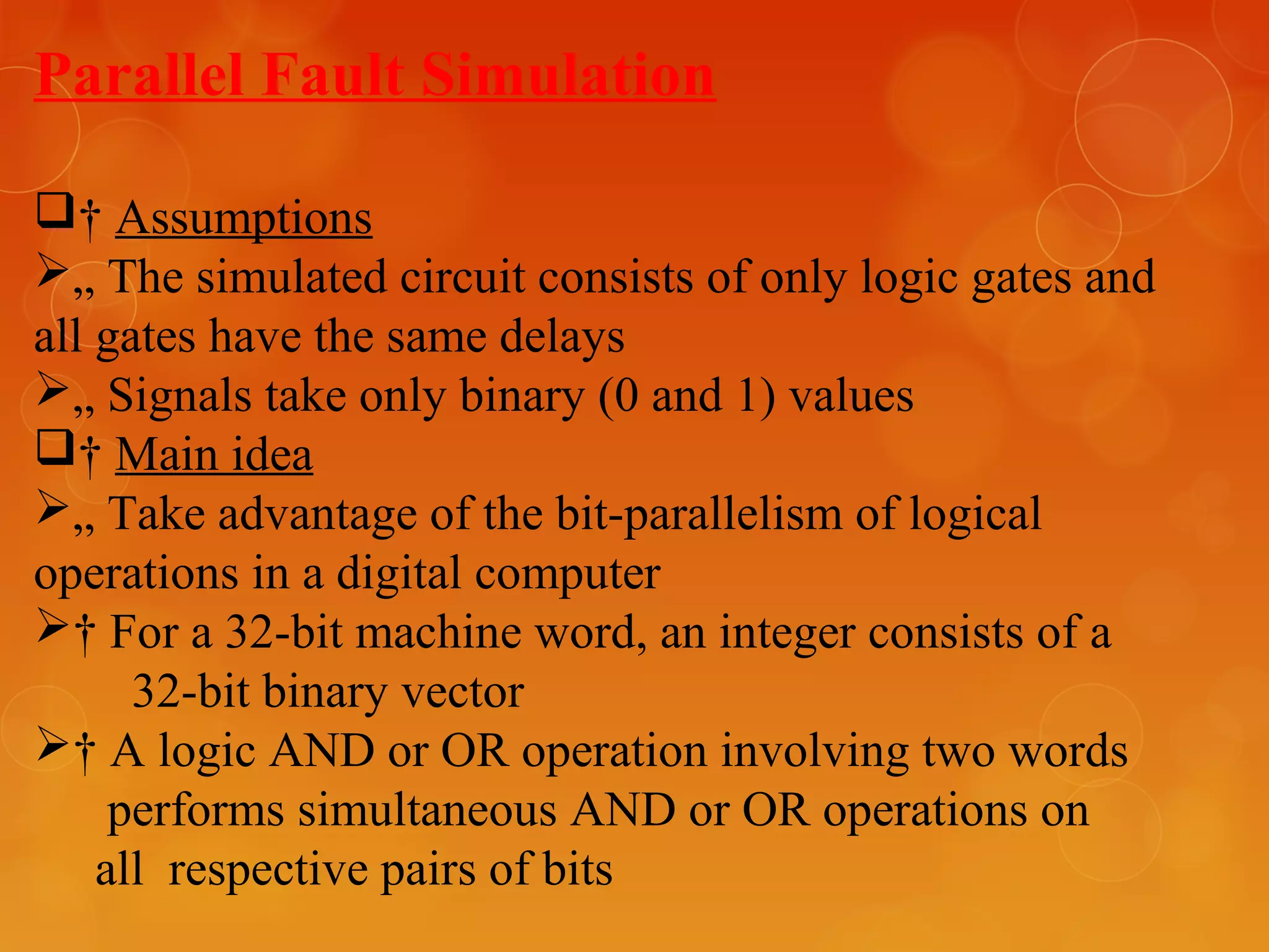 Fault simulation | PPT