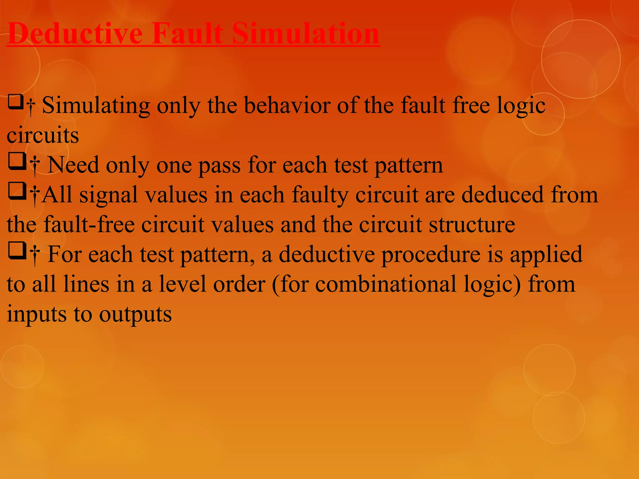 Fault simulation | PPT