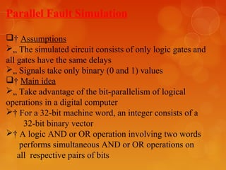 Fault simulation | PPT