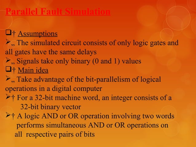Fault simulation | PPT