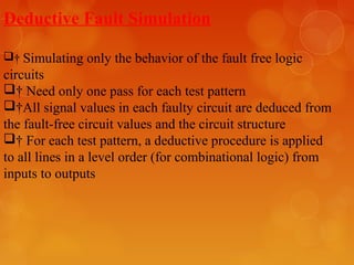 Fault simulation | PPT
