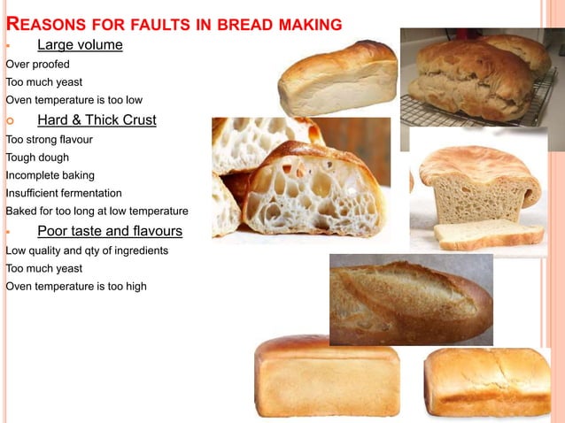Faults in bread making | PPT
