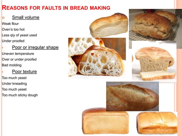 Faults in bread making | PPT