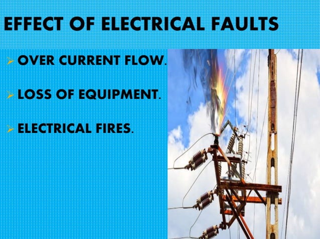 Faults in electrical power system by vishal kumar from niec delhi | PPTX