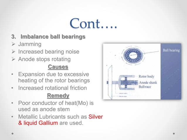 Faults in x ray tube and its care | PPTX