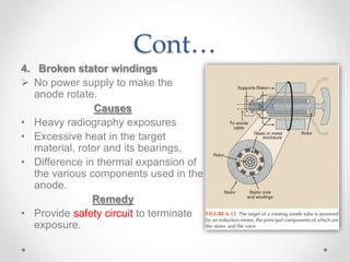 Faults in x ray tube and its care | PPTX