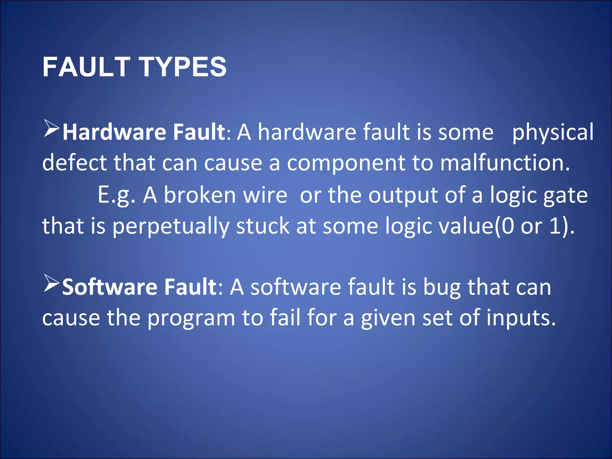 Fault tolearant system | PPT
