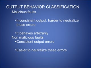 Fault tolearant system | PPT