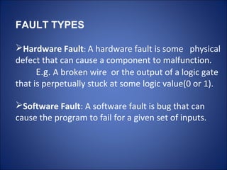 Fault tolearant system | PPT