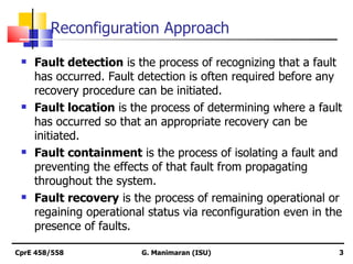 Fault tolerance | PPT