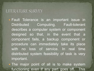 Fault tolerance | PPT
