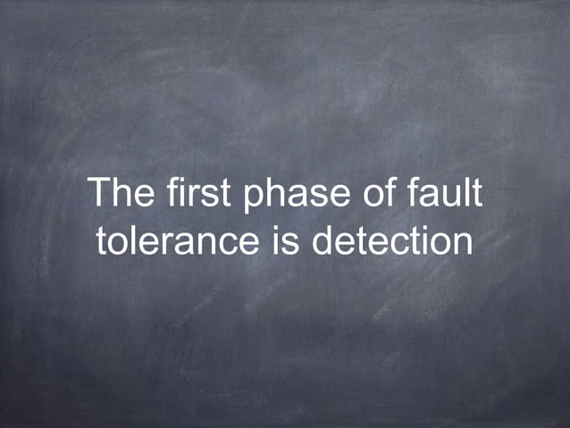 [EVA] 5. Detection Patterns - Patterns for Fault Tolerant Software | PDF