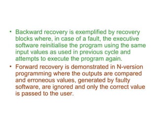 Fault tolerance and computing | PPT | Operating Systems | Computer ...